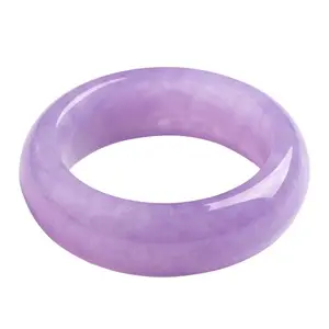 SEREE Lilac Jade Ring - Purple