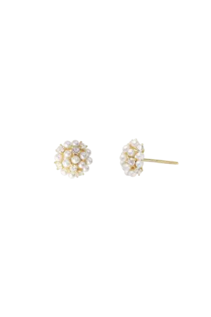 LISA&CO. Earrings Dandelion M - Silver