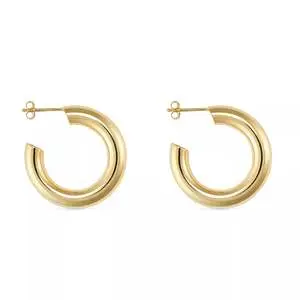ELK & BLOOM Chunky Hoop Earrings - Gold