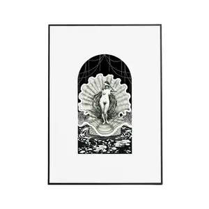 ABI OVERLAND JERSEY The Empress Art Print L - Black