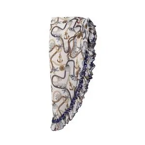 NUR KARAATA Lily Tropezienne Long Pareo - White
