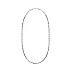 ONI Baby Cuban Link Long Chain / Waist Chain - Silver