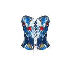 ELSAVA Of Silence Corset - Blue