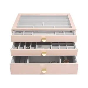 STACKERS Blush Supersize Jewelry Box With Drawers - Pink