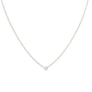 Maya Brenner Designs Diamond Layering Necklace Gold 18 - White