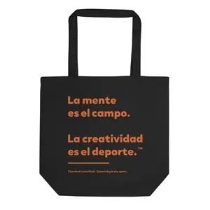ANCHOR & CREW Creativity Is The Sport Creative Standard Recycled Cotton Tote Bag - Black