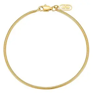 KENNETT WATCHES & ACCESSORIES Kennett Snake Chain Bracelet Two Mm - Gold
