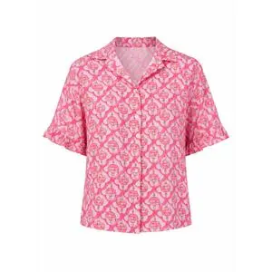 Mind Traveler Floral Crinkle Cotton Shirt