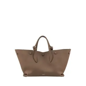 PUGNETTI PARMA Neutrals Bell Bag M Taupe - Black