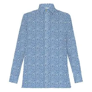 MY PAIR OF JEANS Blue / White / Black Jane Blue Printed Shirt - Blue/white/black