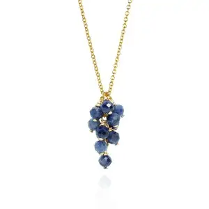 MOUNIR LONDON Sapphire Pendant - Blue