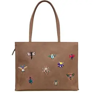 SIMITRI Bugged Tote - Brown