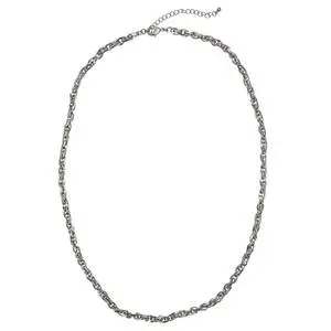 FARRA Stainless Chain Necklace - Silver