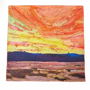 Soft Strokes Silk Scarves