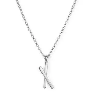 TOOLALLY Snow Kiss Pendant Necklace Sterling - Silver