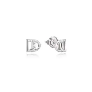 DIDIER DUBOT Miss. Doux Double D Stud Earring - Silver