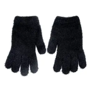 MAISON BOGOMIL Feather-knit Gloves - Black
