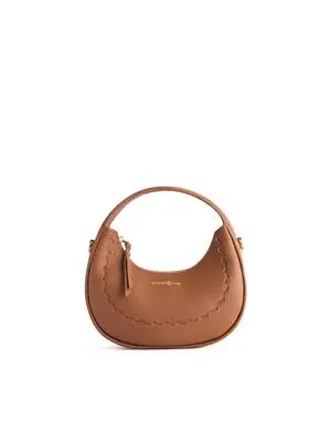 ORANGE CUBE Smile Hand Bag - Brown