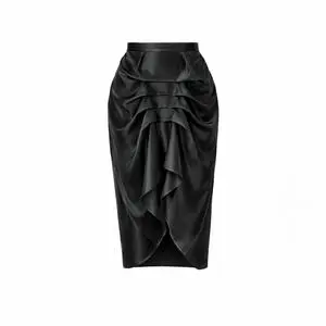 LUMINA ELIGMA The Vanguard Skirt Silk - Black