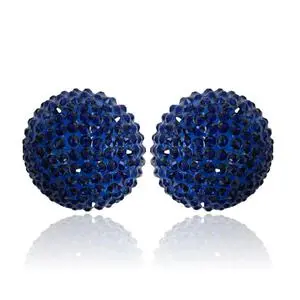 PINAR OZEVLAT Disco Pebble Earrings Sapphire - Blue