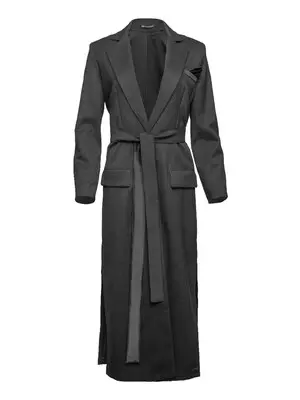 HELENE GALWAS Bahira Wool-mixed Coat - Black