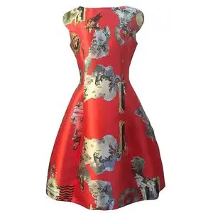 MAXJENNY Midi Dress C Sicily - Red