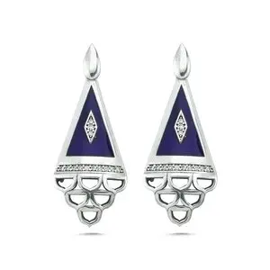REIAN JEWELLERY Ottoman Earrings-silver - Gray