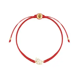 KARMA AND LUCK Ultimate Wisdom Elephant Charm String Bracelet