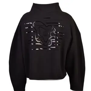 JOY-ES Camouflage Cardigan - Black