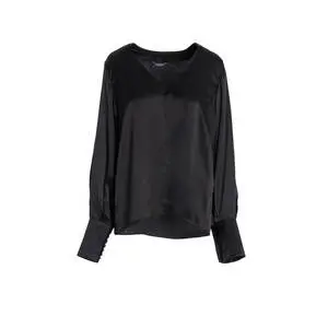 ETERNOIR Celine Silk Blouse - Black