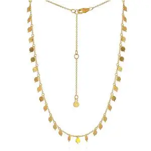 MOON LONDON Multi Disk Choker Necklace - Gold