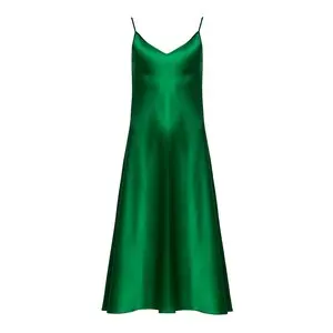 ROSES ARE RED The Silk Slipdress Emerald - Green