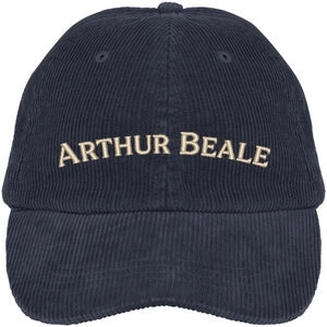 ARTHUR BEALE Cord Sailing Cap - Blue