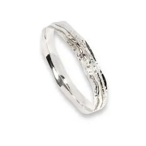 CHARLOTTE'S WEB JEWELLERY Aura Zen Spinning Bangle - Silver
