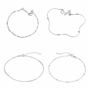 SPERO LONDON Sterling Beaded Bracelet Layering Set - Silver