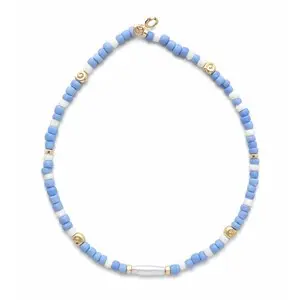 HYE JANE JEWELRY Blue / White Blue Bari Necklace - Blue/white