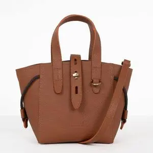 HAMEL ATELIER Spiga Leather Tote Bag Tan - Brown