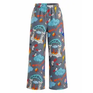 KING NAKED Realm Of Weirdness Trousers - Gray
