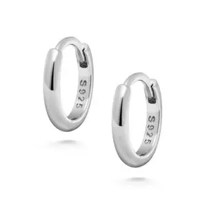 NIALAYA JEWELRY Sterling Hoop Earrings - Silver