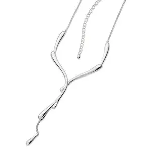 LUCY QUARTERMAINE Sterling Dripping Necklace - Silver