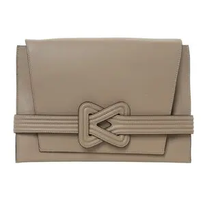 GRÁINNE MAHER Anu Convertible Clutch Mushroom - Grey