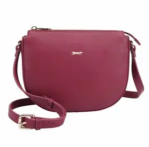PAUL COSTELLOE Hazara Leather Crossbody Bag - Red