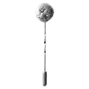 LEE RENEE Fox Tie Pin – Sleeping - Silver