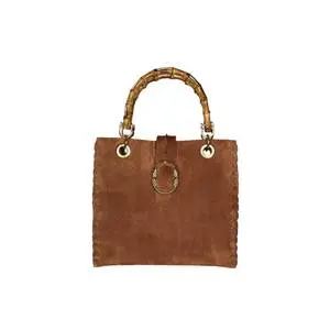 RUJ HERITAGE Bamboo Bag Suede - Brown