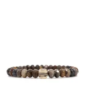 Shar Oke Sunstone & Smoky Quartz Bracelet - Brown