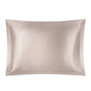 SILK WORKS Neutrals Caramel Oxford Border Pillowcase - Brown