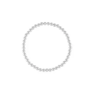 OLIVIA LE 4mm Sterling Bubble Bead Bracelet - Silver