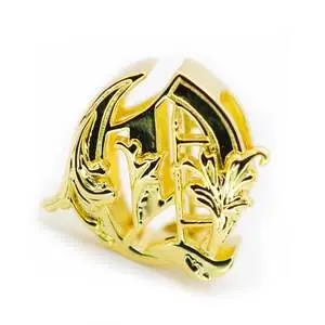 NUGGETS & KARATS Plated Letter Q Gothic Charm - Gold