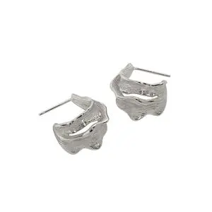 JANUS EDINBURGH Sterling Union Hoop Earrings - Silver