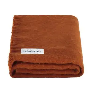 ALPACA LOCA Scarf Cinnamon - Brown